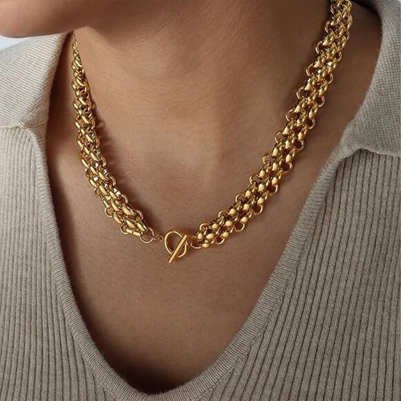 Neiman Marcus | Jewelry | Neiman Marcus 8k Gold Plated Braided Link ...